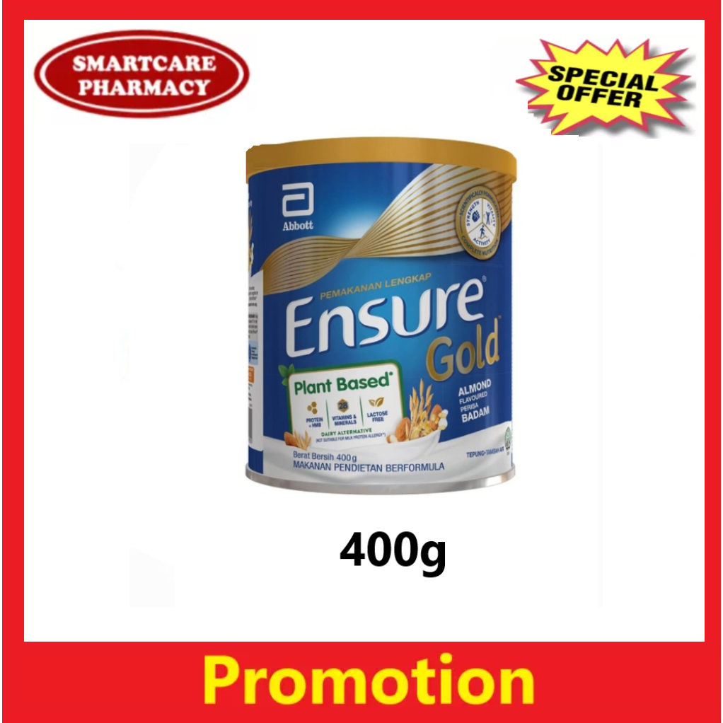 Ensure Gold Adult Complete Nutrition - Plant Based Almond Tin (400g ...