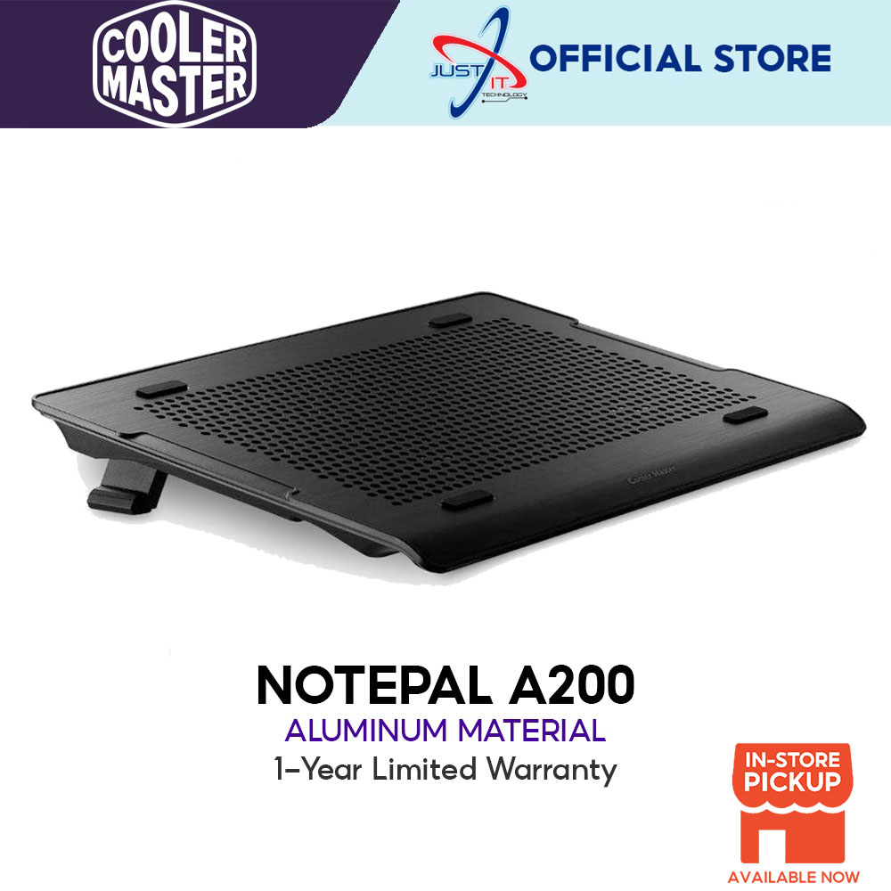 Cooler Master Notepal A200 - Black Cooling Pad | Shopee Malaysia