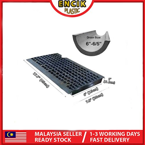 Drain Cover 6 Inch / 9 Inch Heavy Duty Plastic Penutup Longkang 沟渠盖 ...