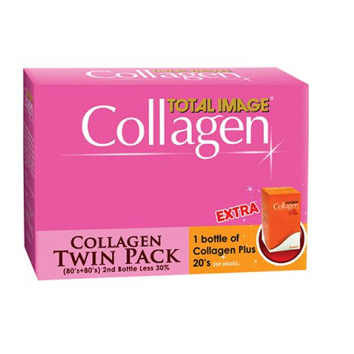 Total Image Collagen 80's+80's FOC Collagen Plus 20's (EXP:09/2026 ...