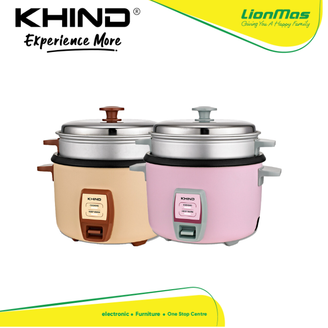 KHIND 9Series Electric Rice Cooker 1.8L (RC-918T) - RANDOM COLOUR ...