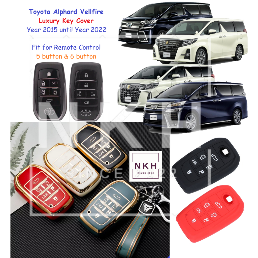 Toyota Alphard Vellfire ANH 30 AGH 30 Key Cover Case Casing Holder ...