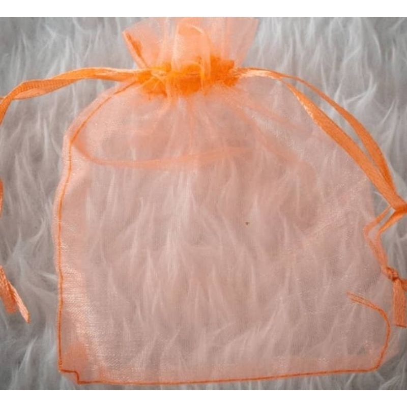 100 pcs organza bag uncang wedding doorgift pouch bag organza uncang ...