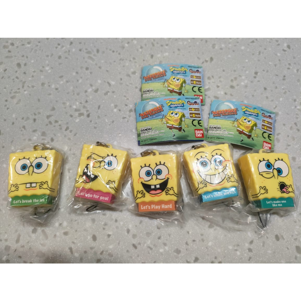 Bandai Spongebob Squarepants Capsule Toys Messages For Friends 2011 ...