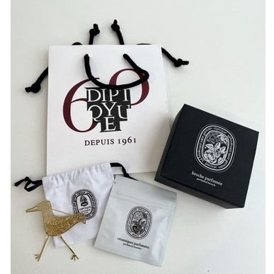 Authentic_DIPTYQUE_EAU_ROSE_PERFUMED_BROOCH (WITH PAPER BAG) | Shopee ...