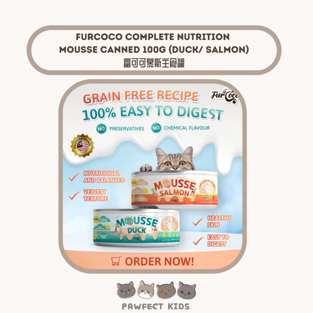 Furcoco Mousse Cat Can 100g | Shopee Malaysia