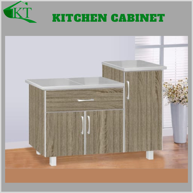 (Assembled unit) KT Furniture: Kitchen Cabinet Tile top kitchen gas ...