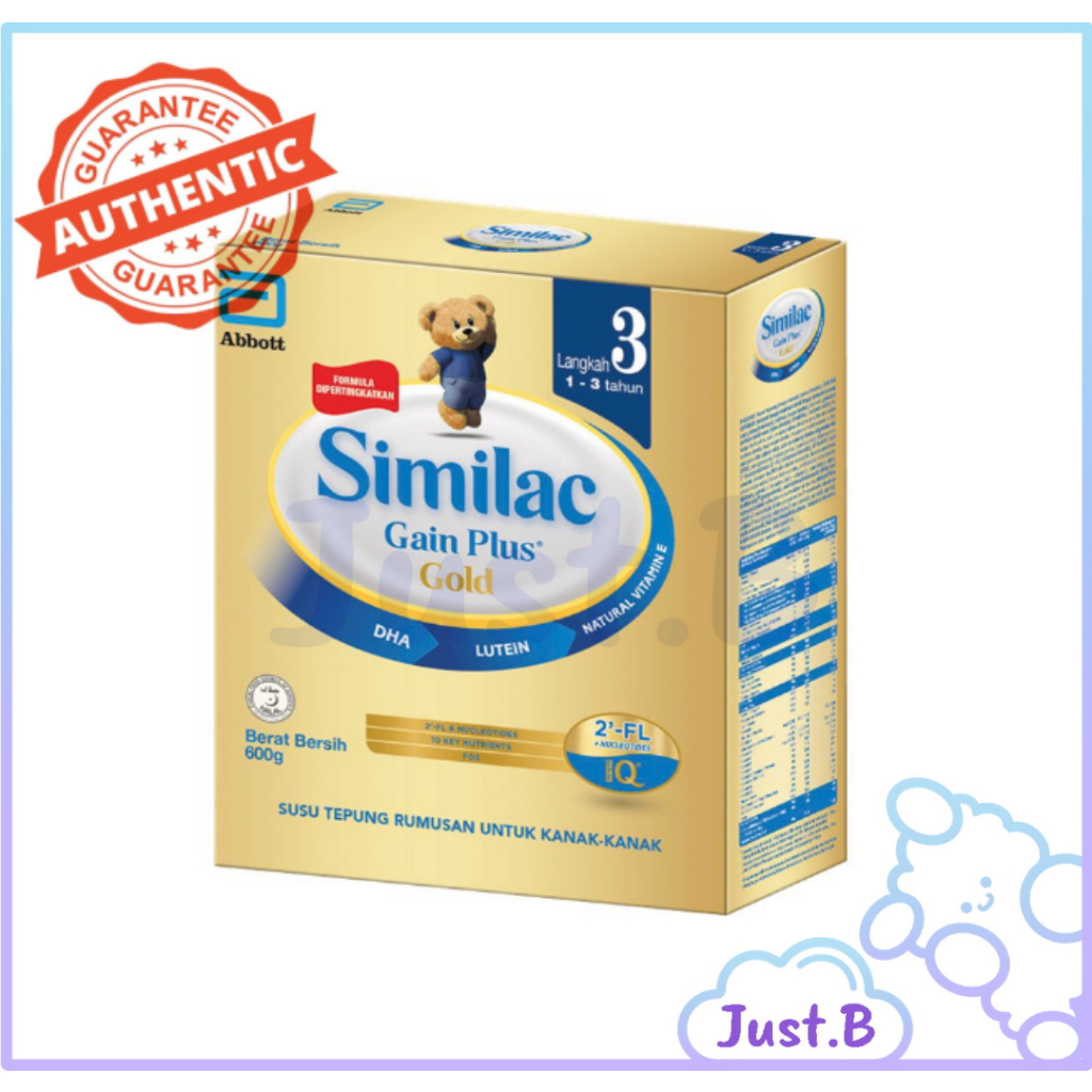 Similac Gain Plus Gold- Step 3(600g)- EXP: 2026 | Shopee Malaysia