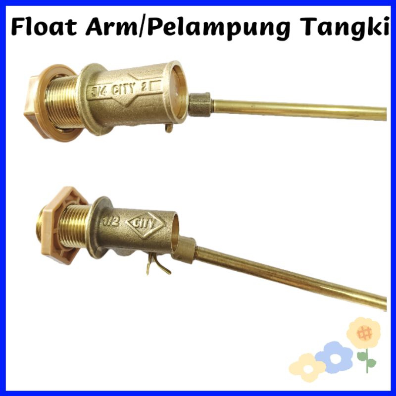 1/2” 3/4" City Float Arm Pelampung Tangki Air Float Valve | Shopee Malaysia