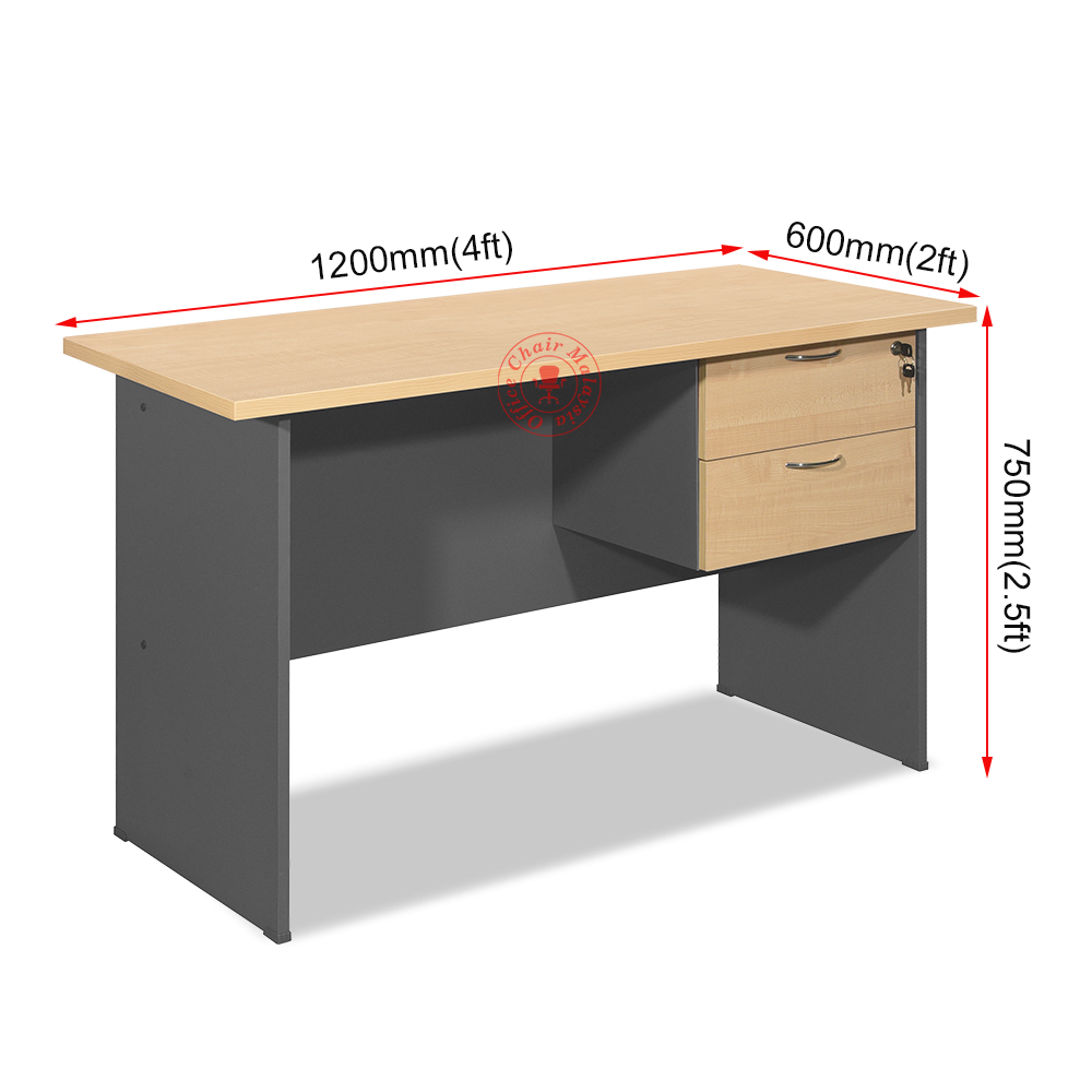 Budget 4ft Writing Table / Study Desk Study Table / Office Table / Meja ...