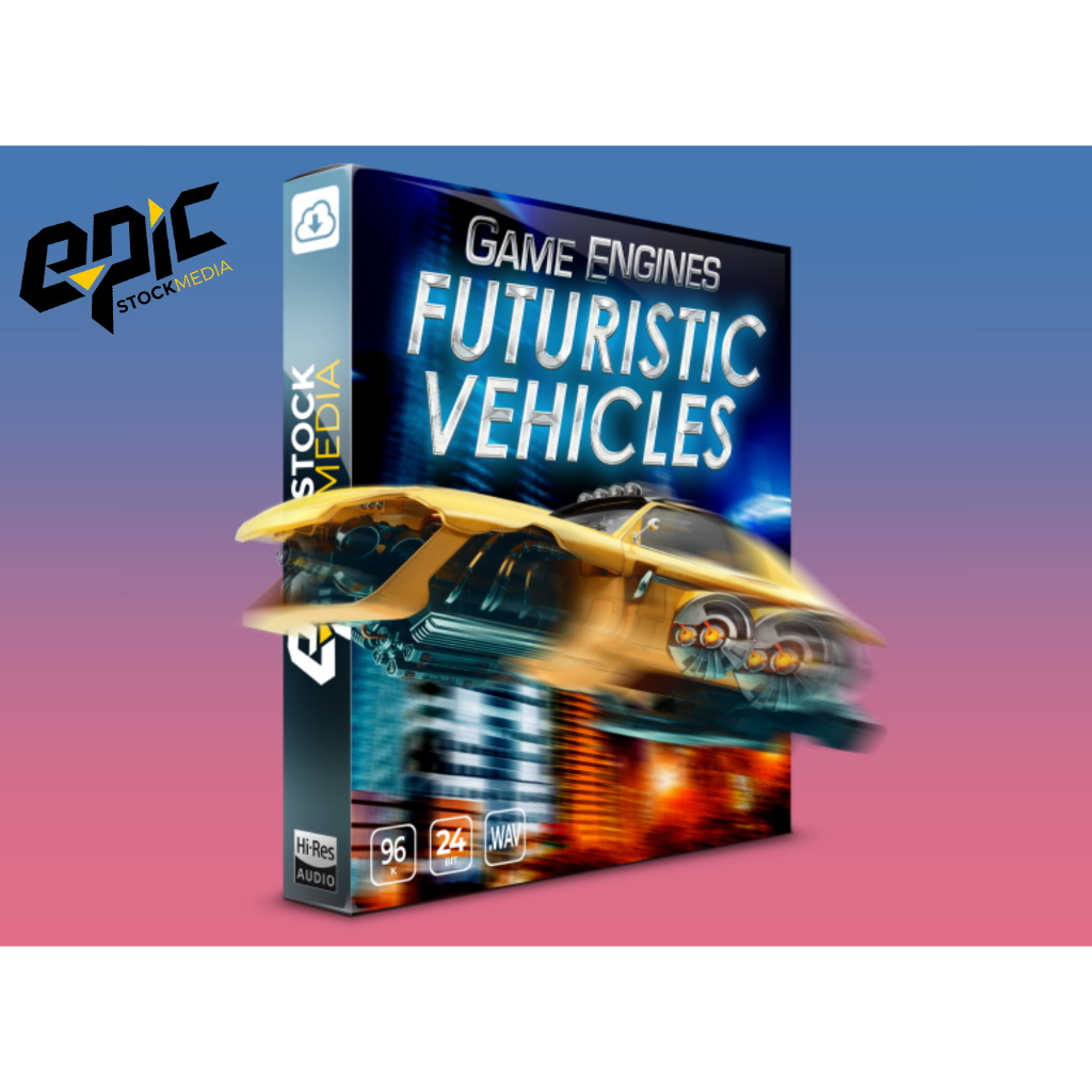 Epic Stock Media Futuristic Vehicles and Engines Sound Kit Sample Pack in WAV Format 800 Files ...