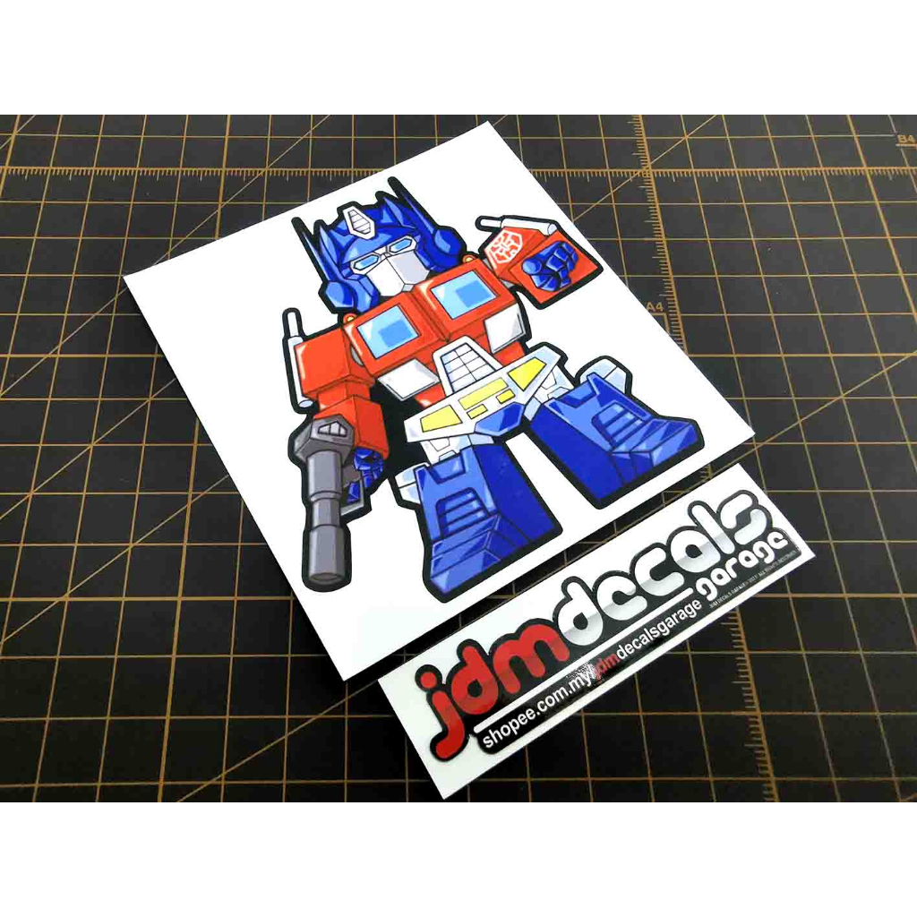 Optimus Prime Autobot Transformers Printed Sticker | Shopee Malaysia