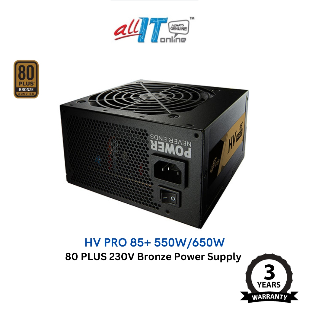 FSP HV PRO 85+ (550W/650W) 80 PLUS Bronze Power Supply | Shopee Malaysia