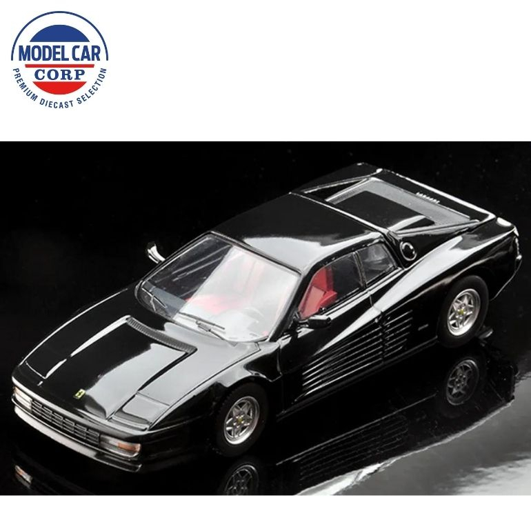 TomyTec TLV Ferrari Testarossa Black Latest Model Scale: 1/64 Model Car ...