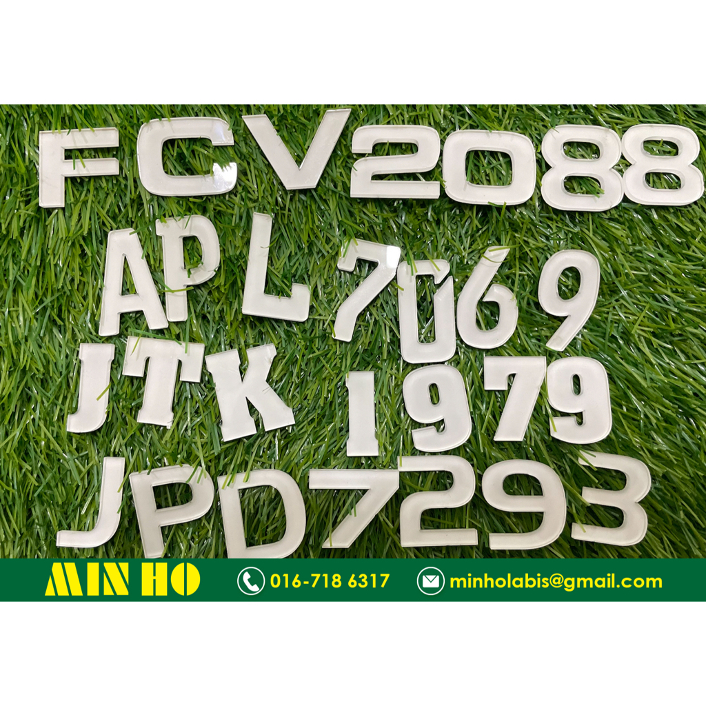 Car 3D Crystal Number (Wording 1pcs only) | Shopee Malaysia