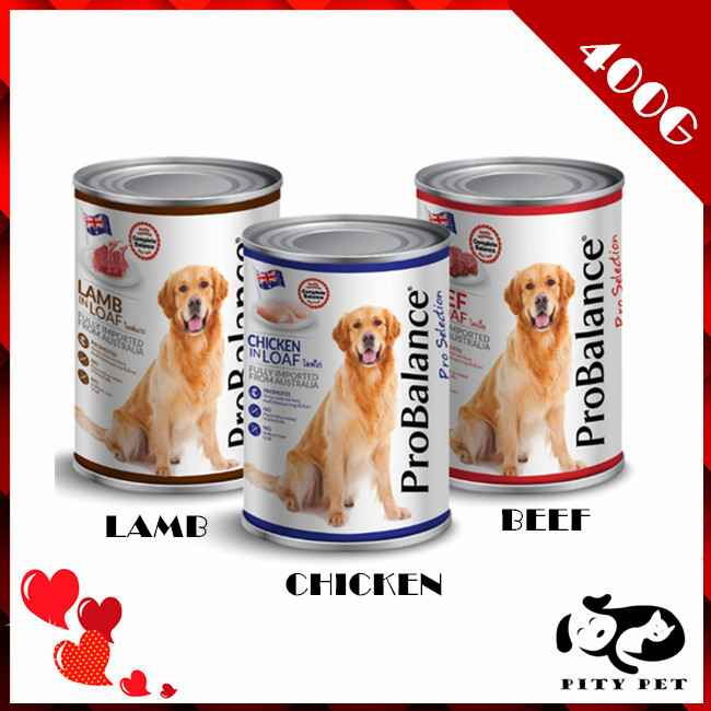 ProBalance Chicken Beef Lamb Turkey Gravy Senior Loaf Dog Canned Wet Food 400G | Shopee Malaysia