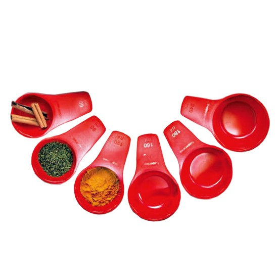Tupperware Measuring Cup Set Red ( 6 Pcs ) | Shopee Malaysia