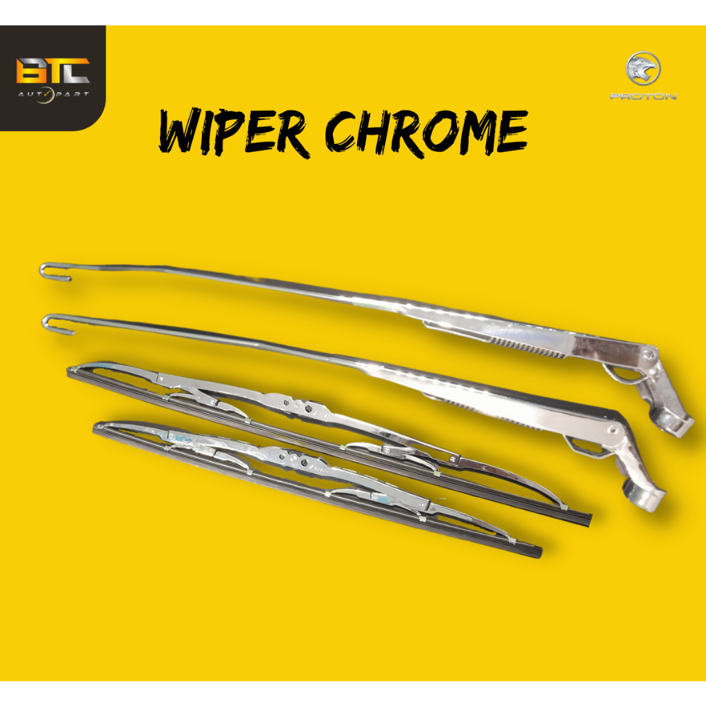 Wiper Arm Blade Chrome Proton Wira / Satria / Saga / Iswara / Savvy ...