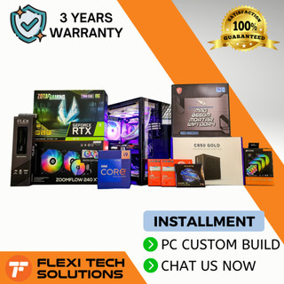 Flexi Tech PC Desktop Custom Build INTEL i9 / i7 / i5 / i3 AMD Ryzen 9 ...
