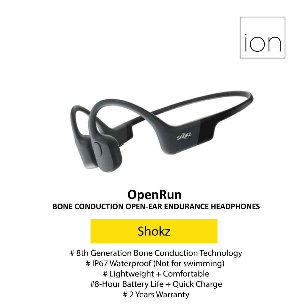 Shokz Open Run Wireless Bone Conduction Headphones | Shopee Malaysia