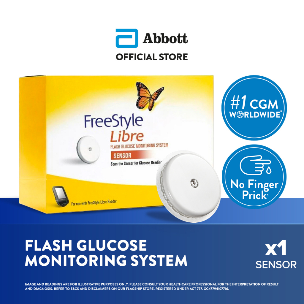FreeStyle Libre Sensor (1s) - Flash Glucose Monitoring System Exp date ...