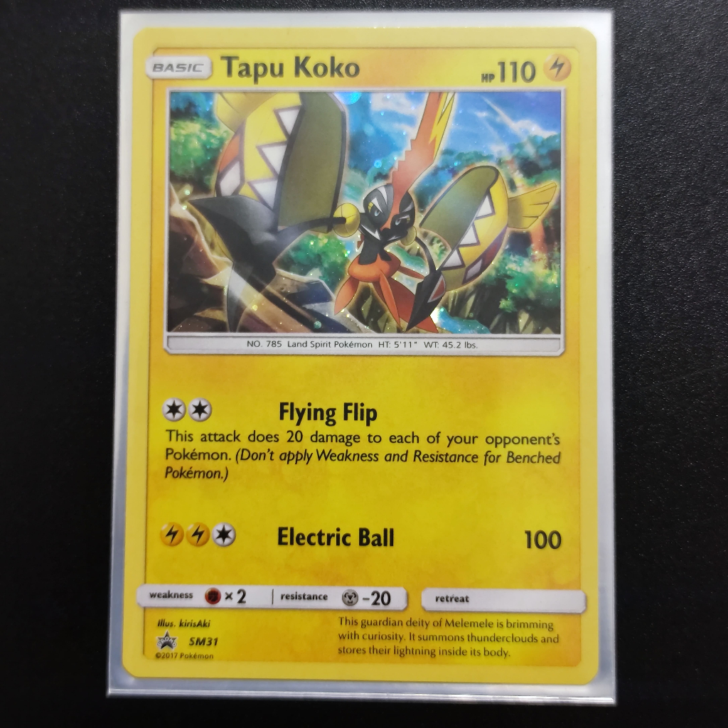 [PTCG] Pokemon Card Tapu Koko - SM31 - Holo Promo (Tapu Koko Pin ...