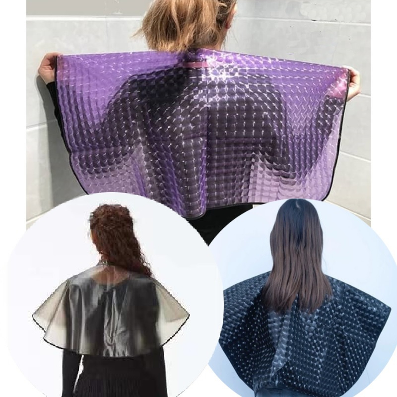 Neck Ruffle PRO Hairdresser Barbers Cape Gown Pc Apron Waterproof ...
