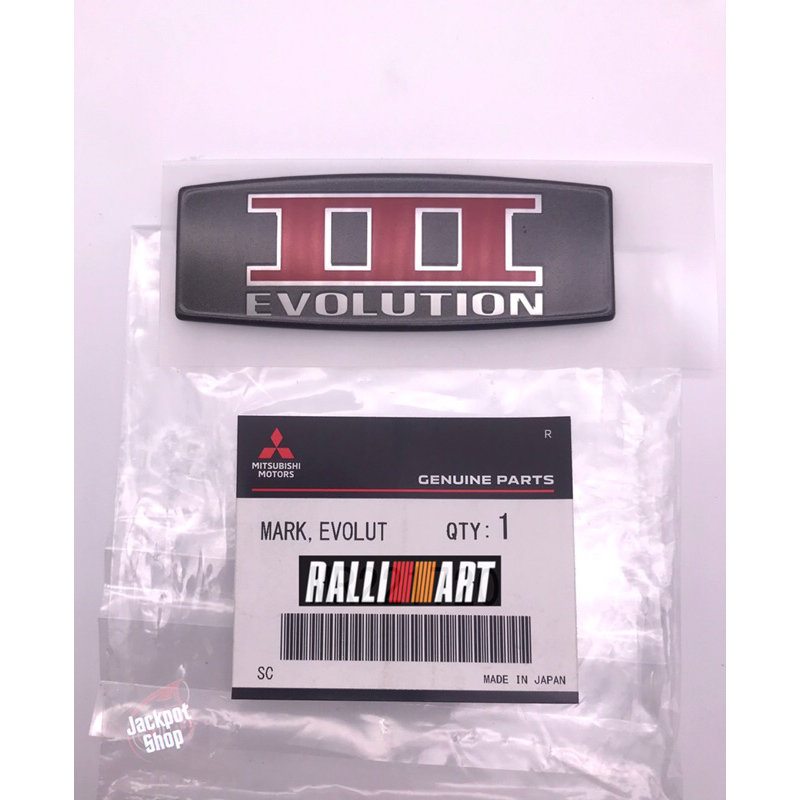 New Original 🎌 REAR Decal Sticker Emblem Mitsubishi Lancer Evolution ...