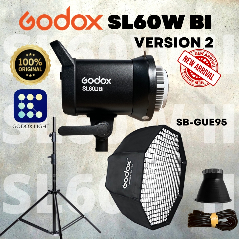 Godox SL60W SL60 Version 2 New Model SL60IID SL60II LED Video Light COB ...