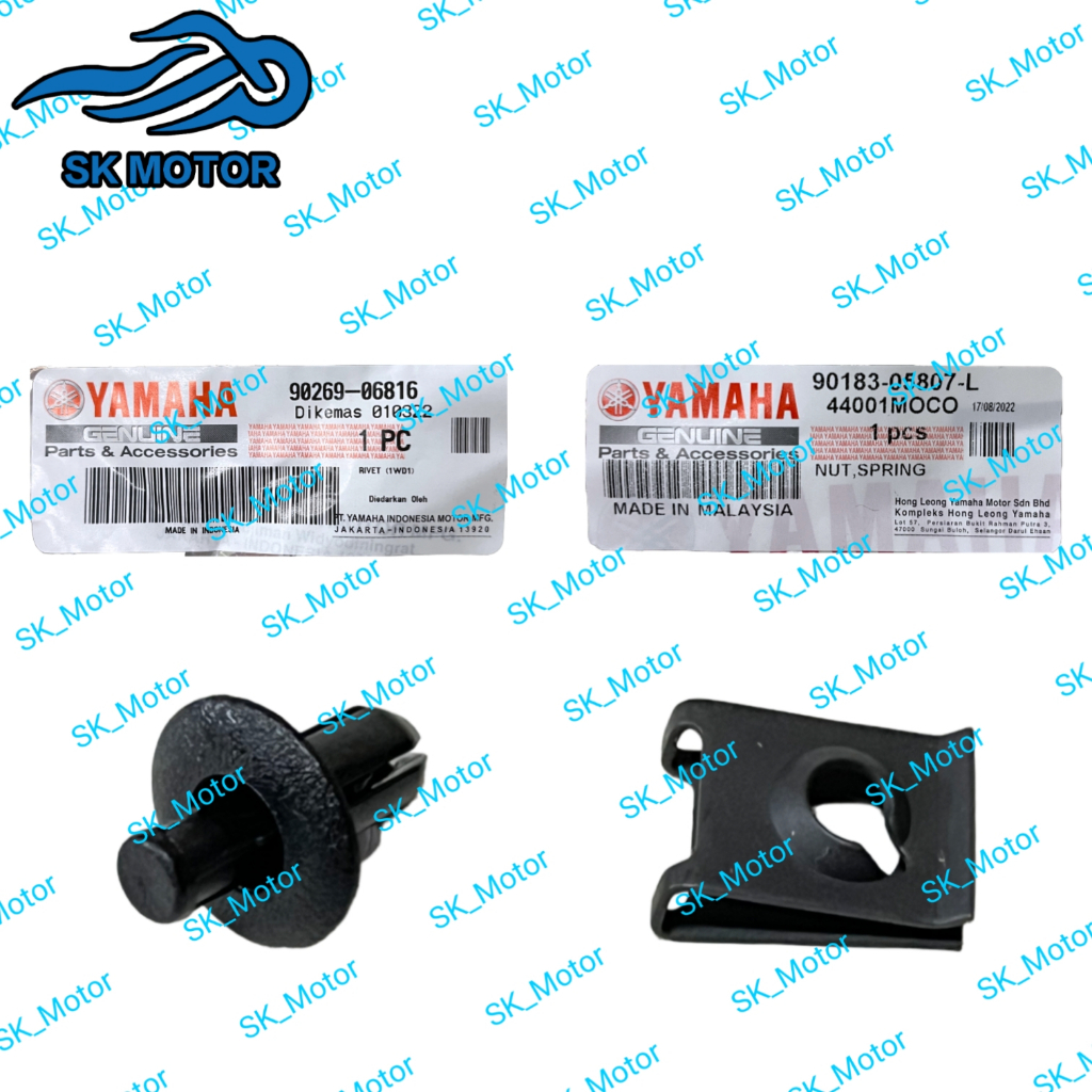 Yamaha Y15ZR Y15 R15 AEROX NVX N X MAX Screw Skru Rivet Plastic Nail ...