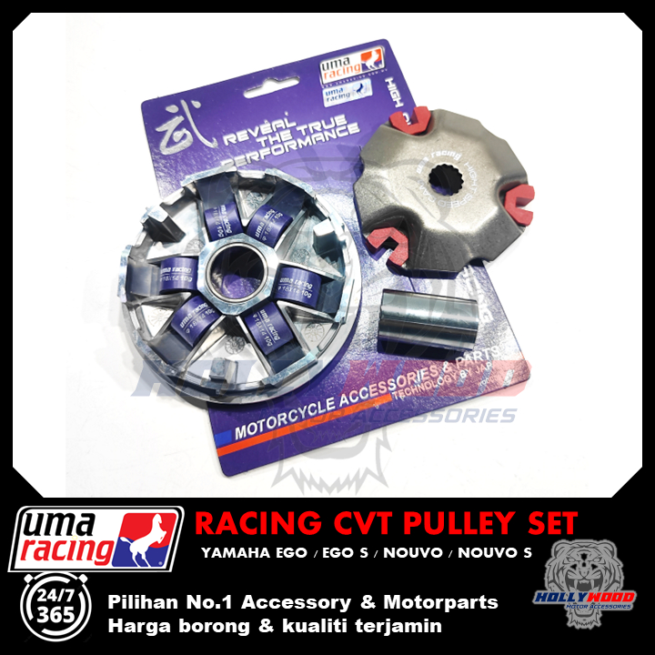 RACING PULLEY ASSEMBLY UMA RACING EGO EGO'S NOUVO NOUVO'S (18x14) OVER RANGE PULLEY ROLLER 10G ...