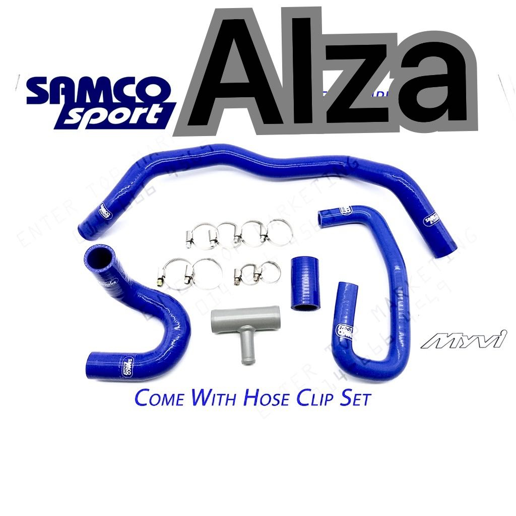 Radiator Hose Alza 1.5 Samco Silicone Radiator Hose Full Set 5pc ...