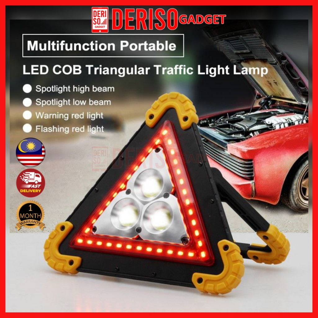 Hurry Bolt Multi Function Work Light / Triangle LED Touch Light Warning Light USB Charger ...