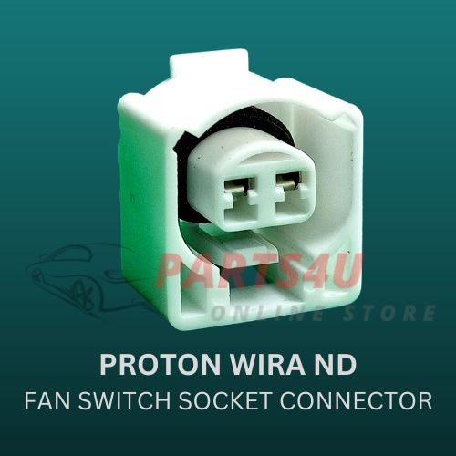 2PIN PROTON WIRA 1.3 1.5 (DENSO TYPE) FAN SWITCH SOCKET CONNECTOR W ...