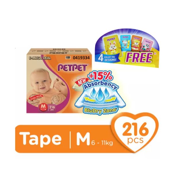 Petpet E-Tape M216 (72's x 3 packs) | Shopee Malaysia
