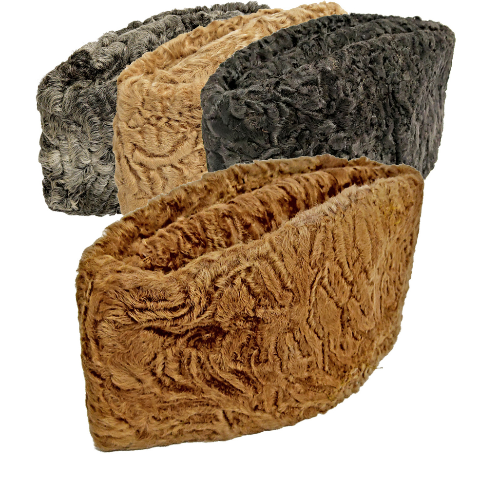 KARAKUL JINNAH PERSIAN LAMB Broad-Tail KUFI FUR SHEEP HAT RUSSIAN CAP ...