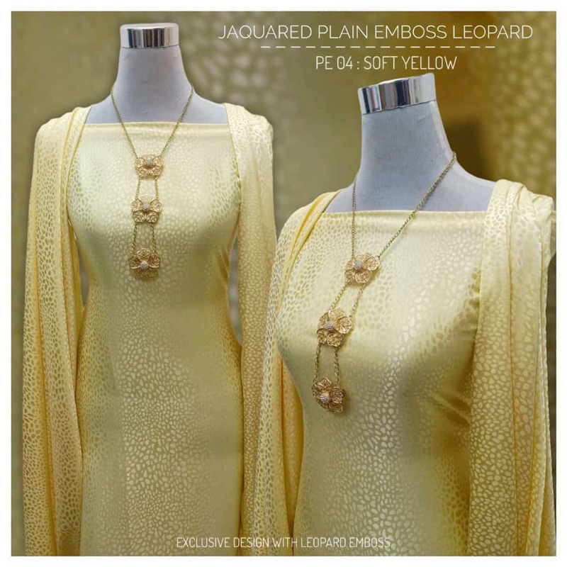 KAIN PASANG JACQUARD SILK EMBOSS SETAMODA PLAIN PREMIUM KAIN ELA SATIN ...