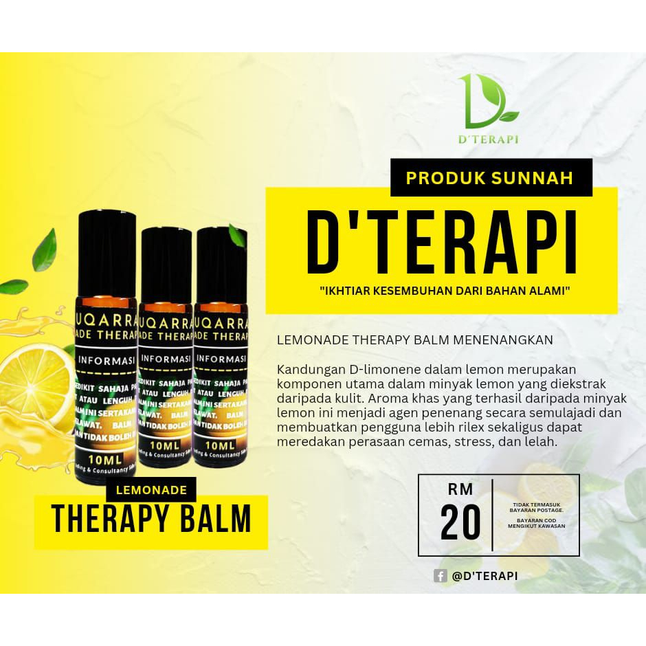 Lemonade Therapy Balm (LTB) | Shopee Malaysia
