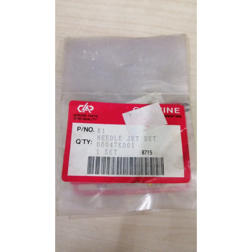 KAWASAKI K1 SLIDE NEEDLE SET NEEDLE JET SET | Shopee Malaysia