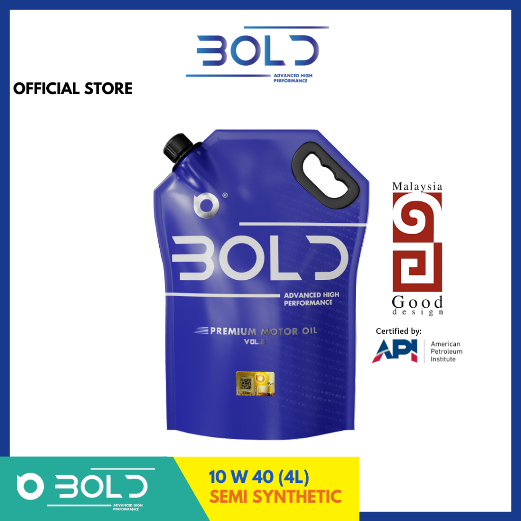 𝗕𝗢𝗟𝗗 𝕏 𝔸𝕗𝕥𝕠𝕟 10w40 4L/3L Semi Synthetic SP Engine Oil Car 10w-40 Minyak ...
