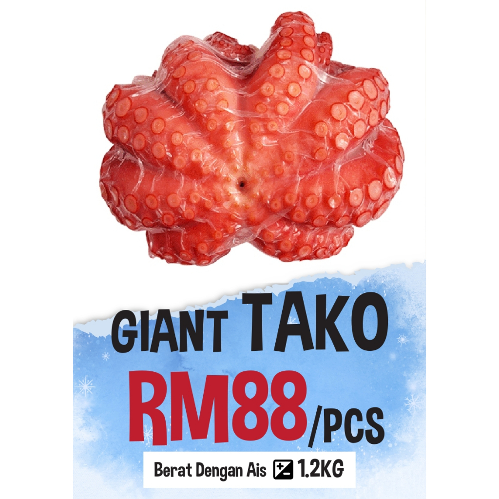Giant Tako (penghantaran Semenanjung Malaysia) | Shopee Malaysia