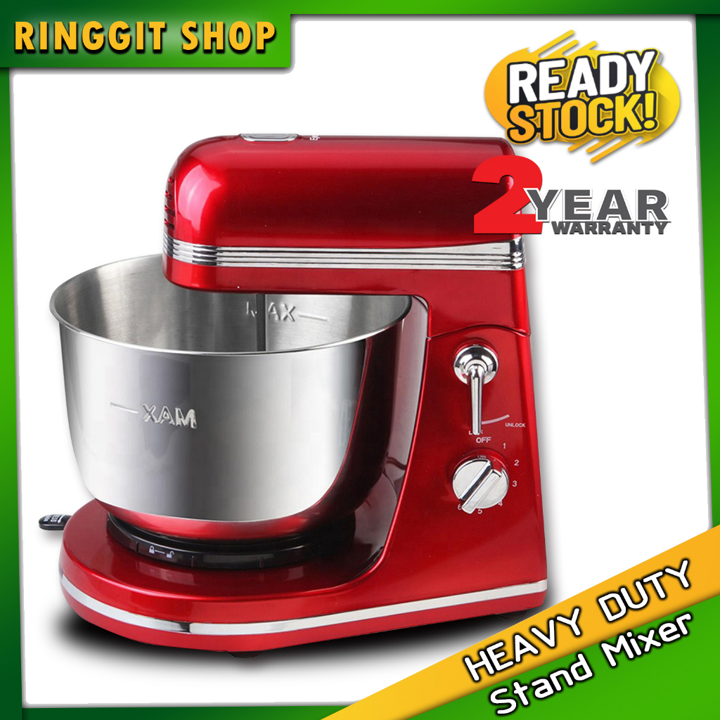 Ringgit Shop Heavy Duty 800W Stand Mixer Kitchen Blender Dough with ...