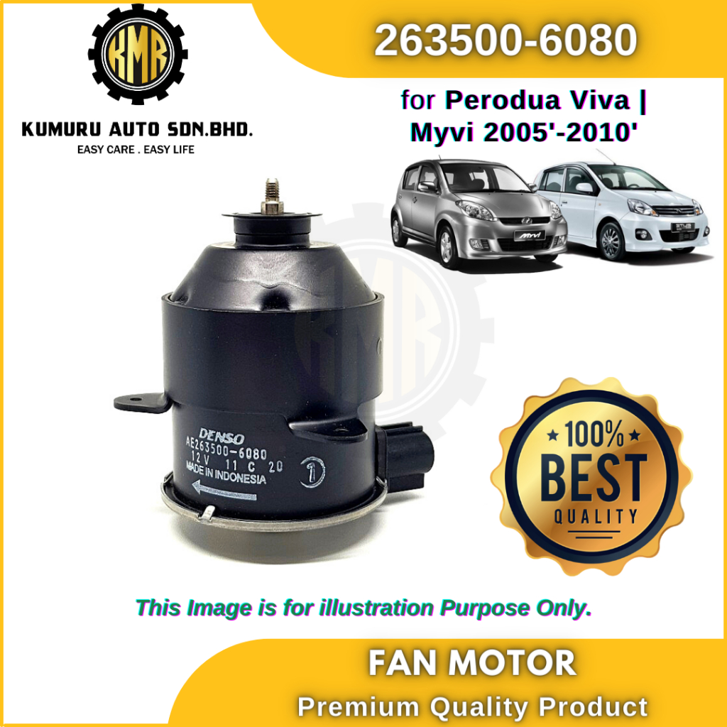 (1@pc) Radiator Fan Motor Perodua Viva Myvi 2005-2010 Kembara DVVT ...