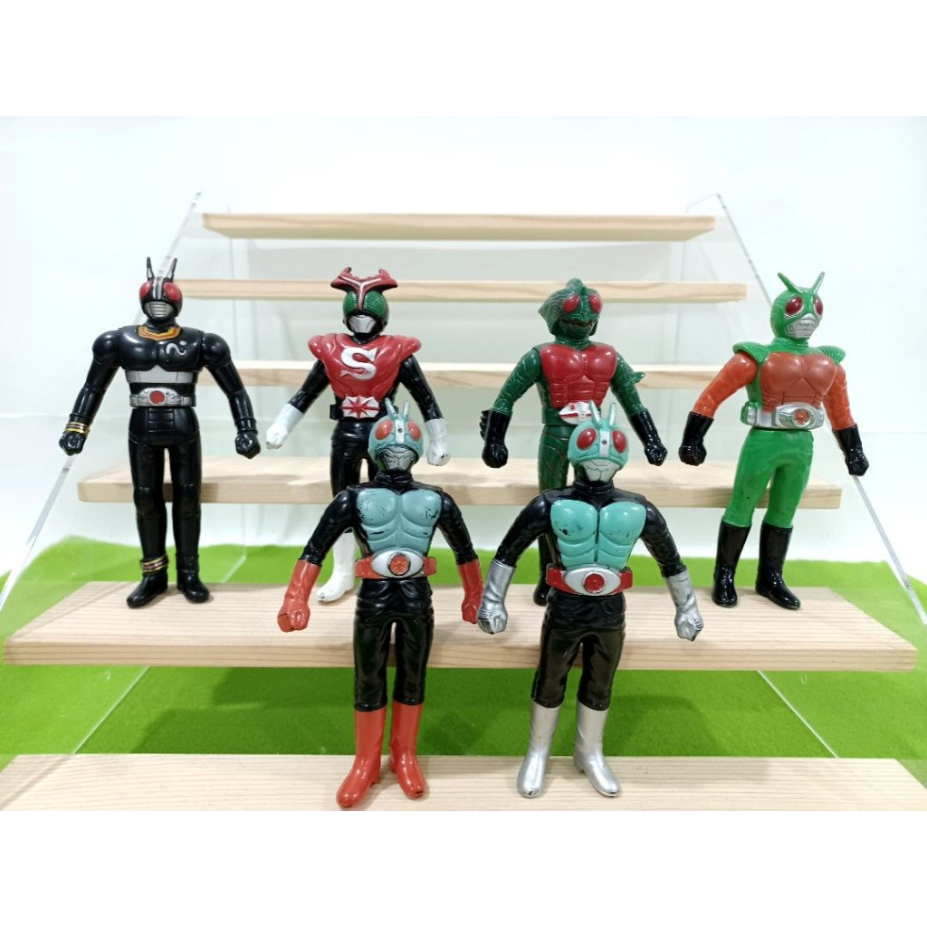 Vintage Kamen Rider Showa Masked Rider Japan 1989 sofubi 12cm tall ...