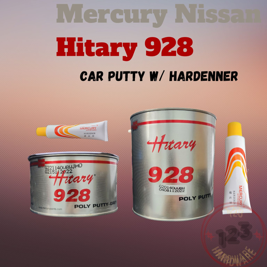 1KG & 4KG Mercury Nissan Hitari 928 Car Putty / Automative putty /Car ...