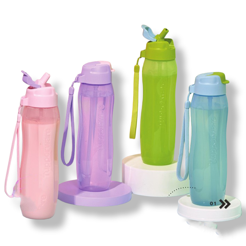 Tupperware H2go Tumbler/Slim Eco Bottle 500ml/750ml/1L/1.5L with Straw ...