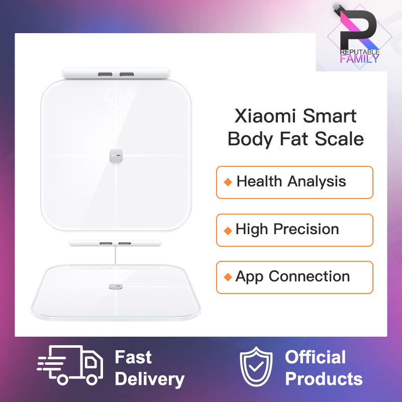 Xiaomi Mijia Skala Lemak Badan 8 Electrodes Body Fat Scale BMI ...