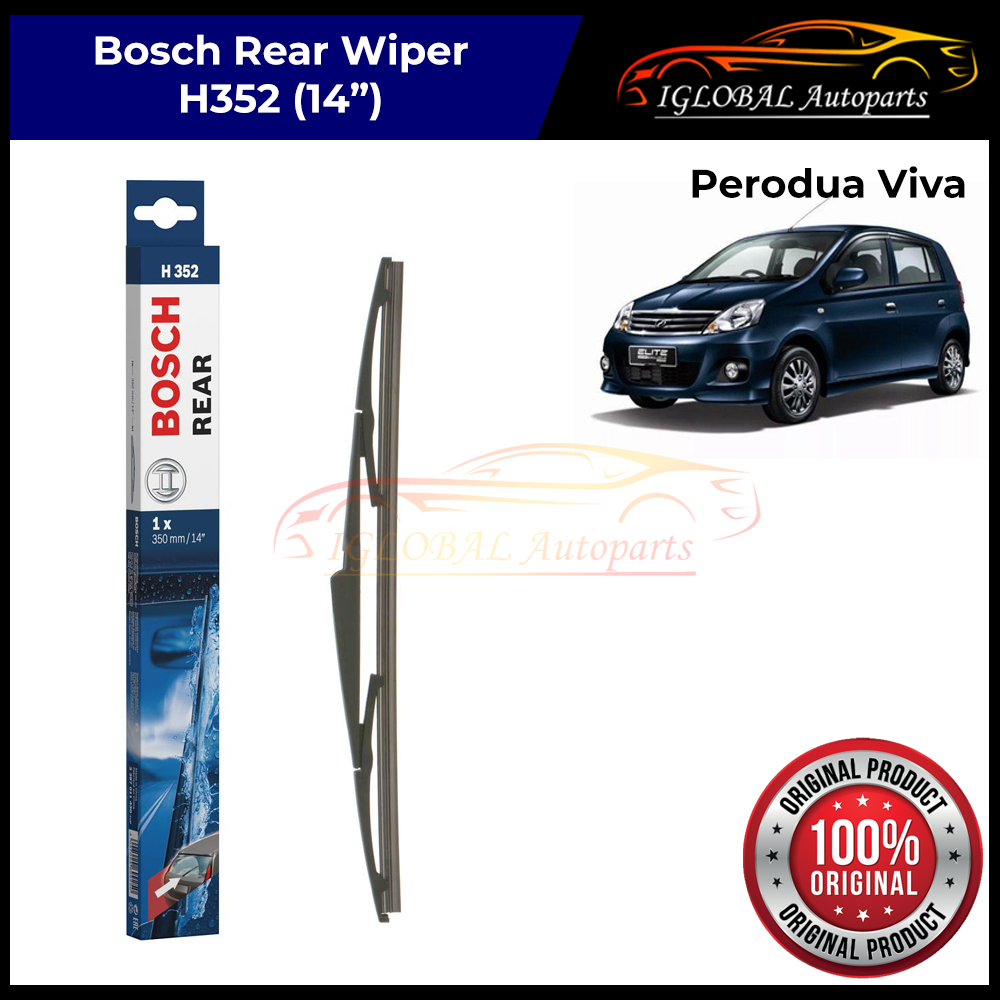 [Rear Wiper] Perodua Viva Bosch H352 Wiper Blade (14") | Shopee Malaysia