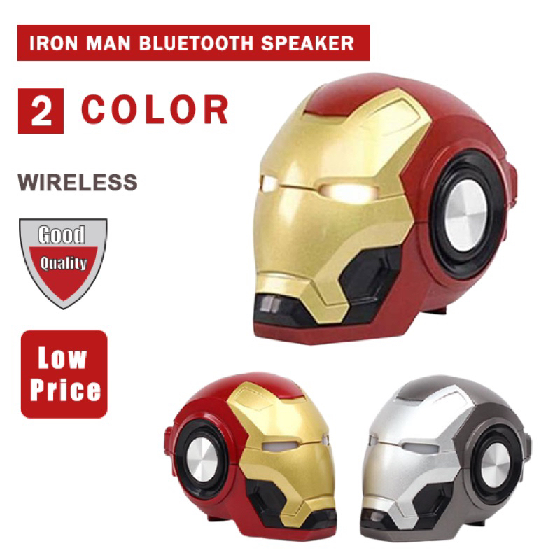 [READY STOCK] IRON MAN BLUETOOTH SPEAKER | Shopee Malaysia