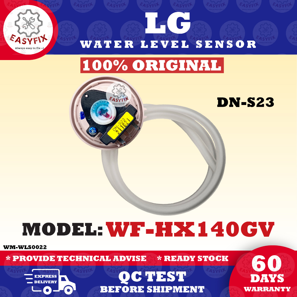 DN-S23 (ORIGINAL!!) WF-HX140GV LG WATER LEVEL SENSOR WASHING MACHINE WF ...